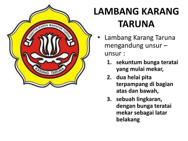 Bimbingan teknis Karang Taruna | PPTX
