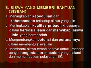 Bimbingan teman sebaya | PPT