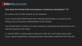 Bim+Blockchain BIM Show Live 2017 | PPTX