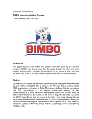 Bimbo | PDF