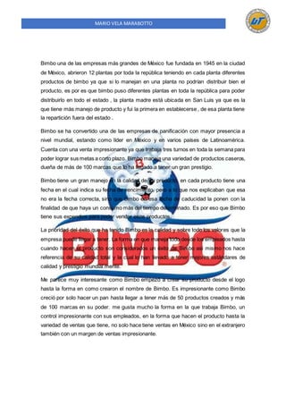 Bimbo (ensayo) | DOCX