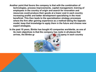 Bimbo internalization process | PPTX