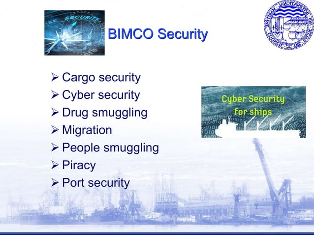 Bimco | PPTX | Logistics and Transportation Industry | Industries