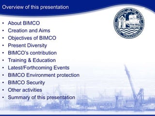 Bimco | PPTX