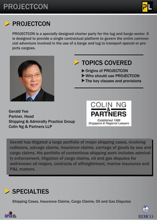 BIMCO Heavy Lift Contracts Workshop 2014 | PDF