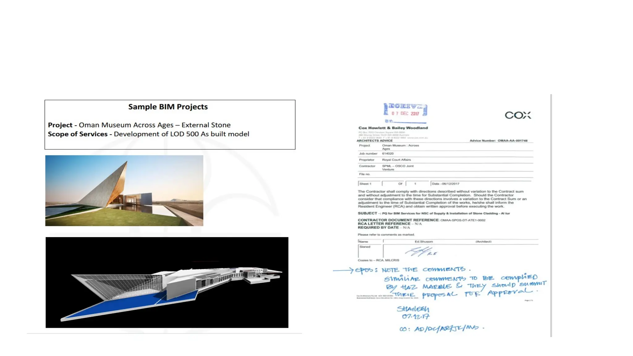BIM Competency Analysis for projects infra and buildings | PPT