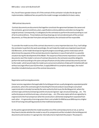 Bim contracts | PDF