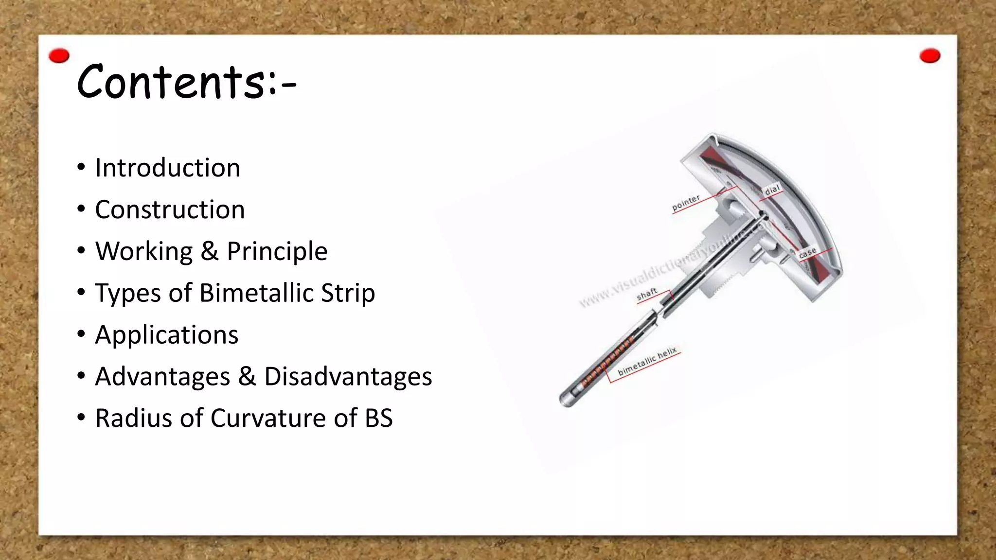 Bimetallic strip thermometer | PPTX