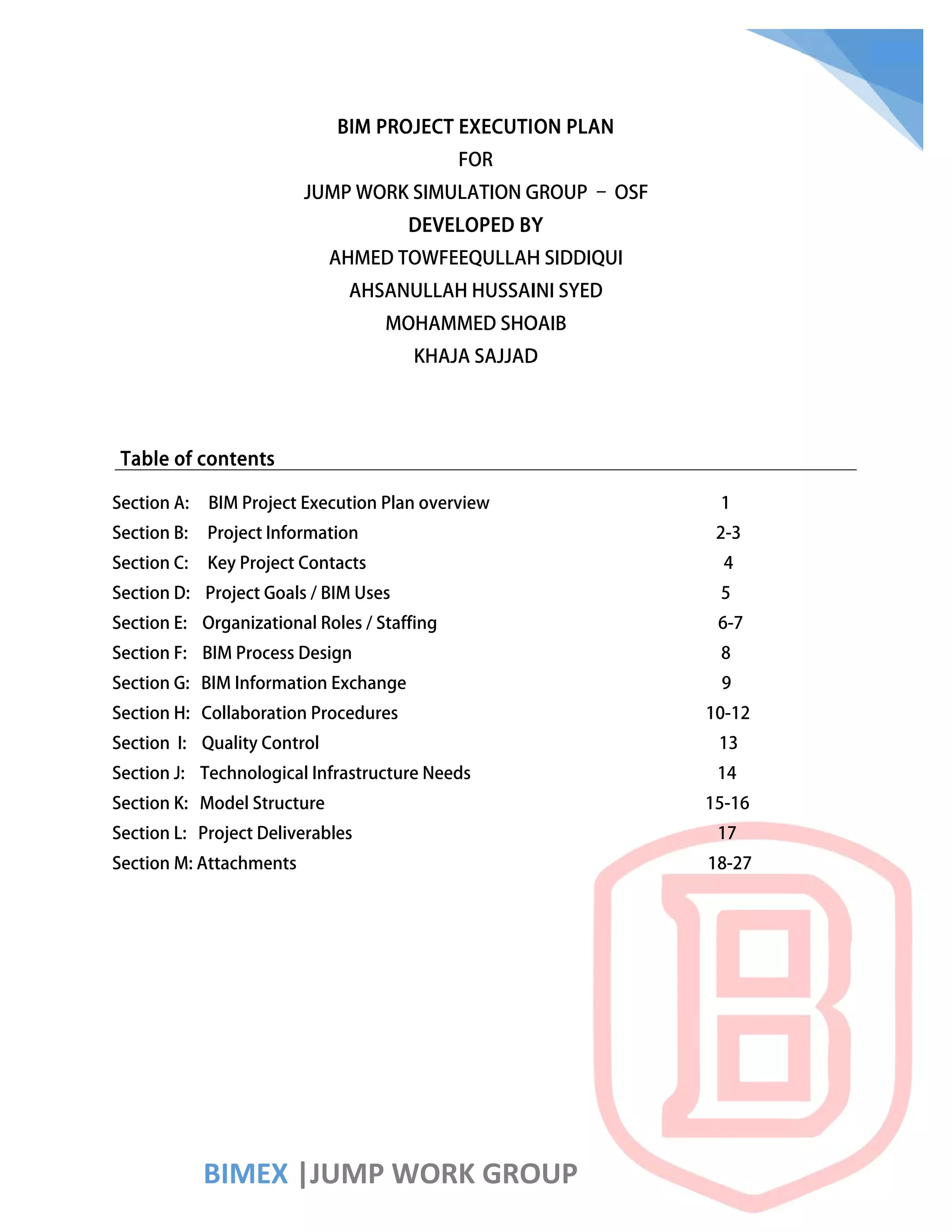 BIM Execution plan | PDF