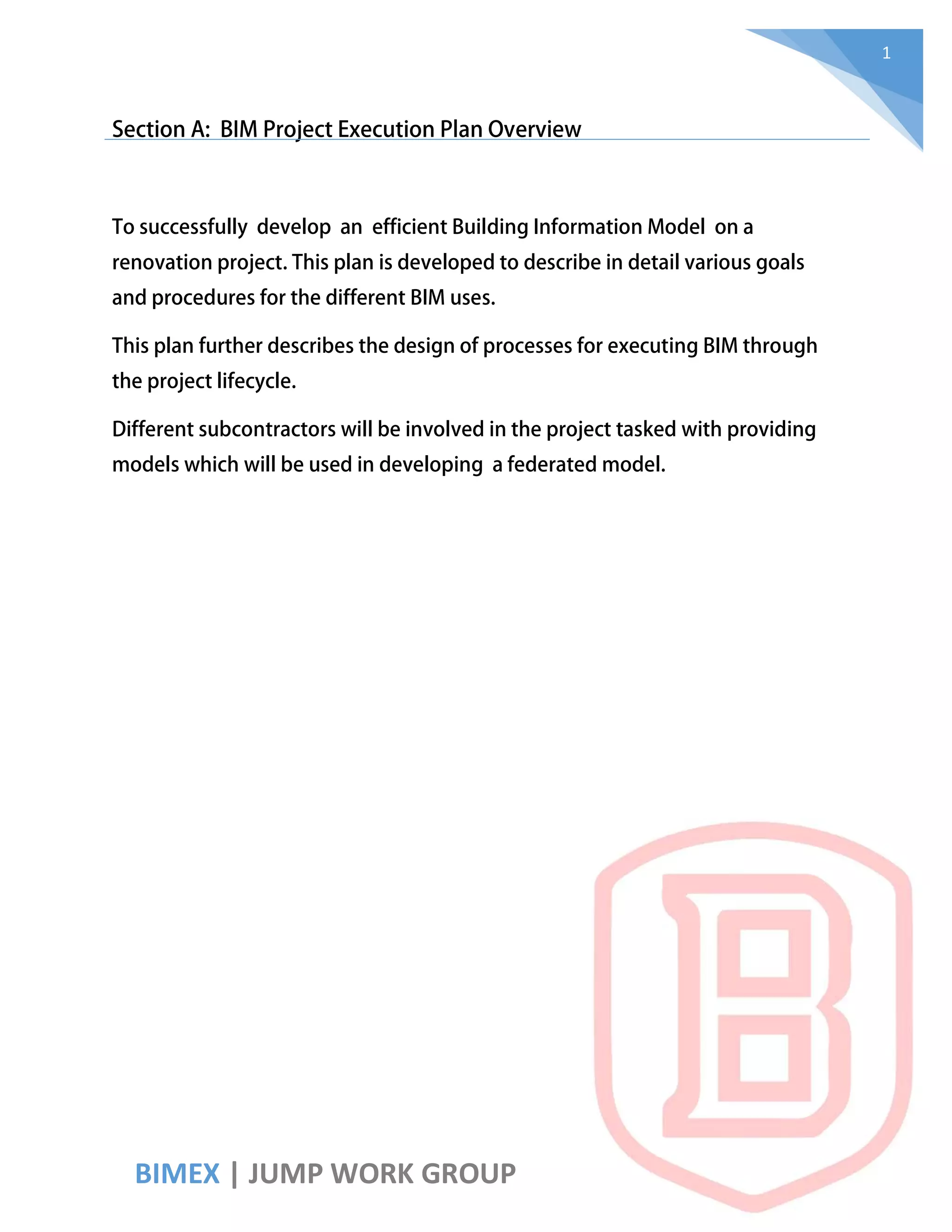 BIM Execution plan | PDF