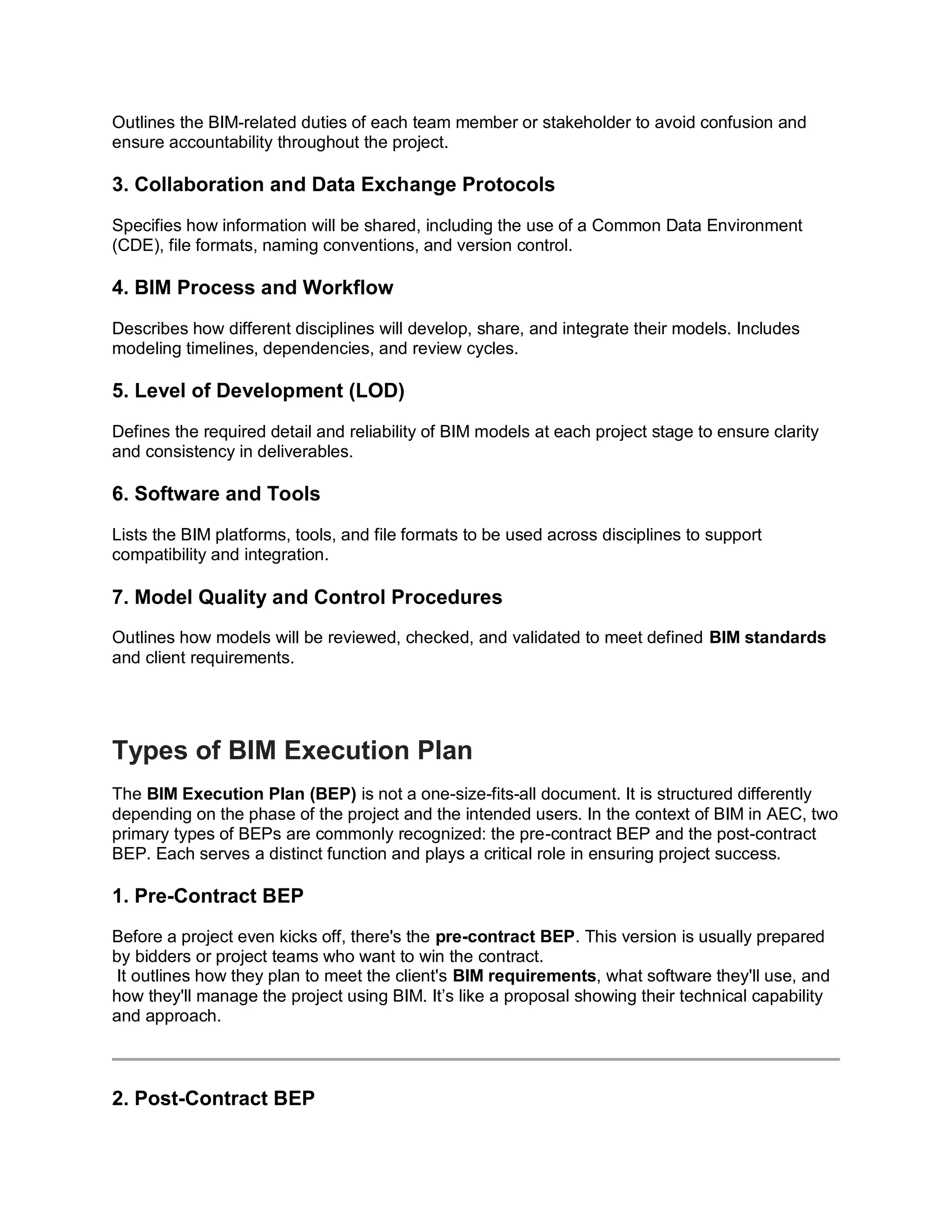 BIM Execution Plan in AEC: Key Elements Explained | PDF