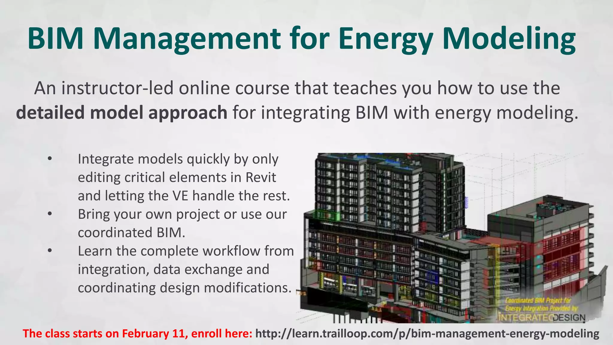 IES Faculty - Integration of IES with Revit | PPTX