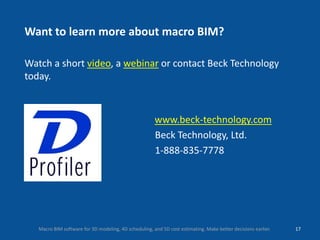 BIM for Conceptual Estimating | PPT