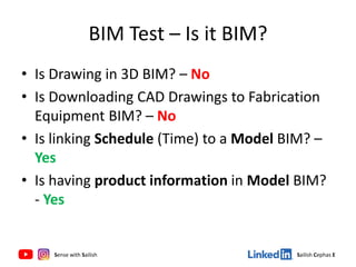 BIM (Building Information Modeling) for digital construction | PPTX