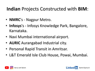 BIM (Building Information Modeling) for digital construction | PPTX