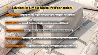 BIM FOR DIGITAL PRE-FABRICATION .pptx