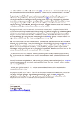 BIM for Risk Management | PDF