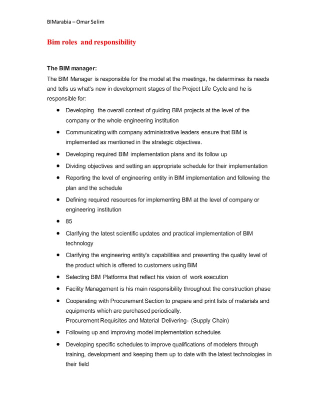 Bim implementation | PDF