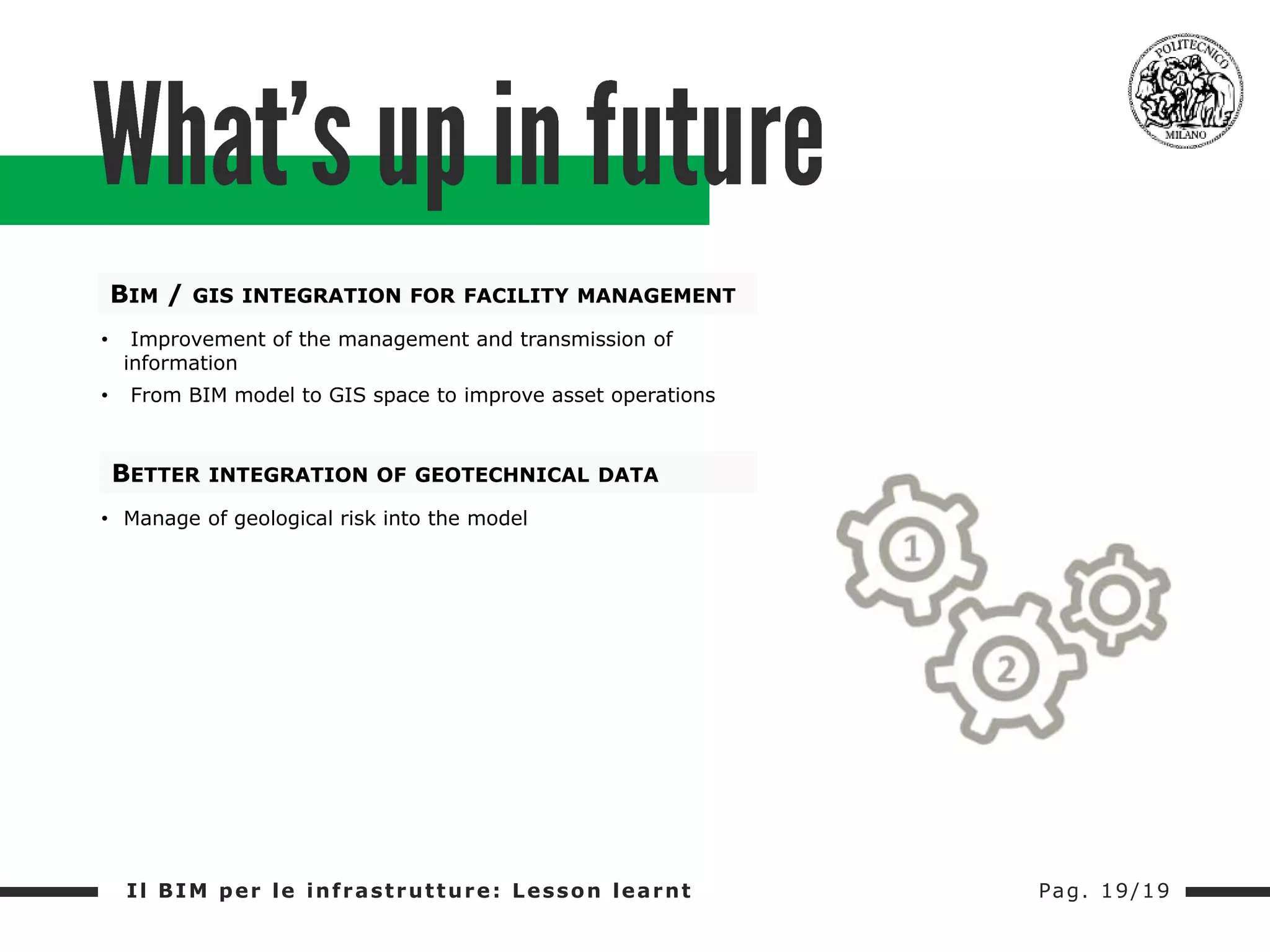 Bim infrastructure Lesson Learnt | PPTX | Civil Engineering Industry ...