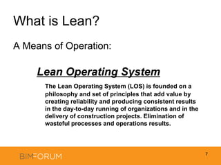 BIM Implementation in a Lean Operating System | PPTX | Civil ...