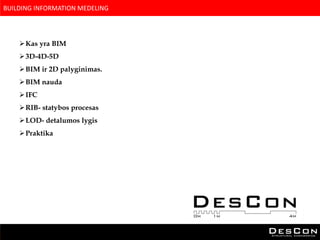 BIM strategy in Building design-by DESCON | PDF