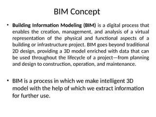 BIM, LOD, Dimensions & 2D to 3D Presentation.pptx