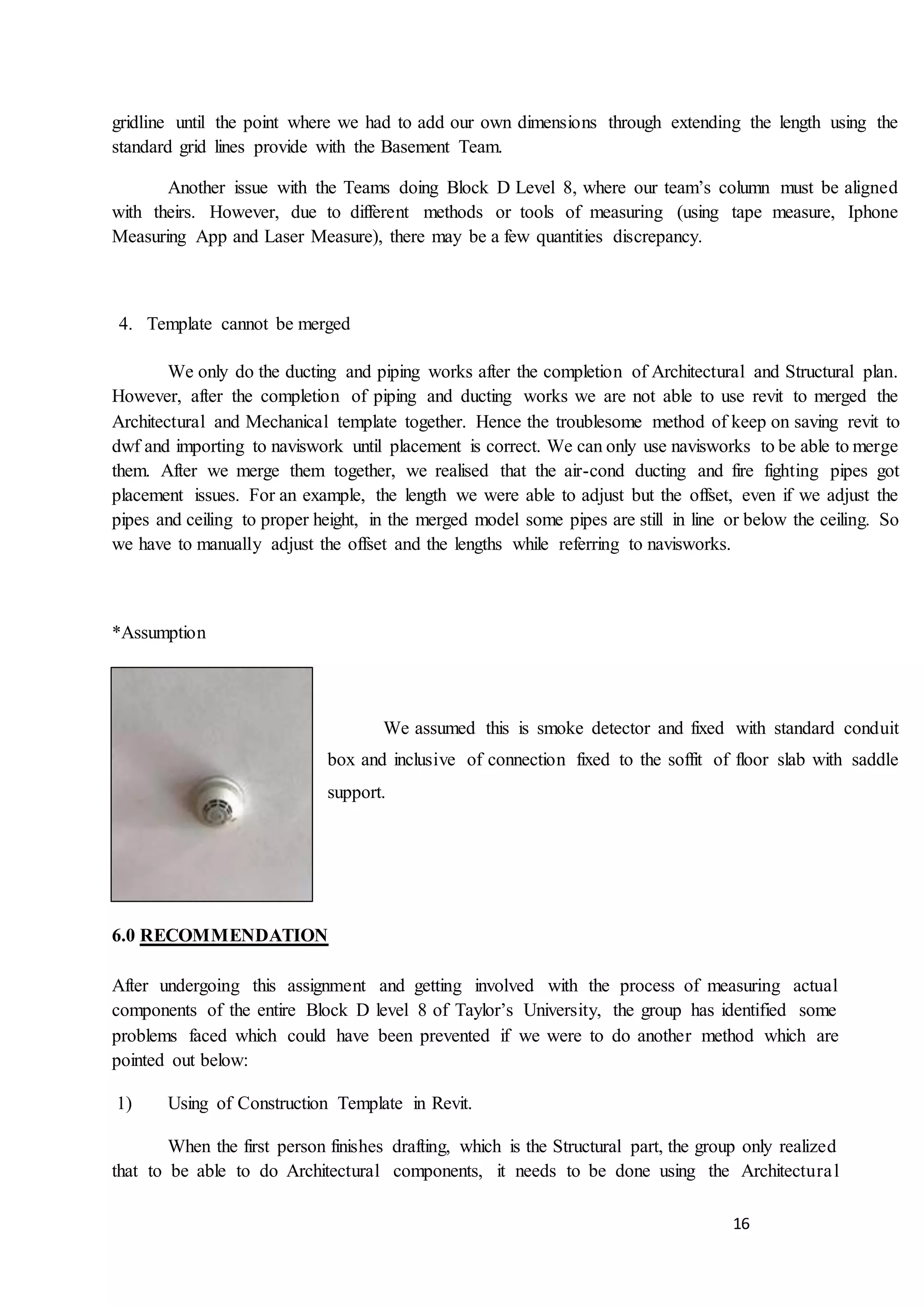 Building Services & Civil Engineering Quantities (M5) - (Group Assignment) - BIM | DOCX | 3-D ...