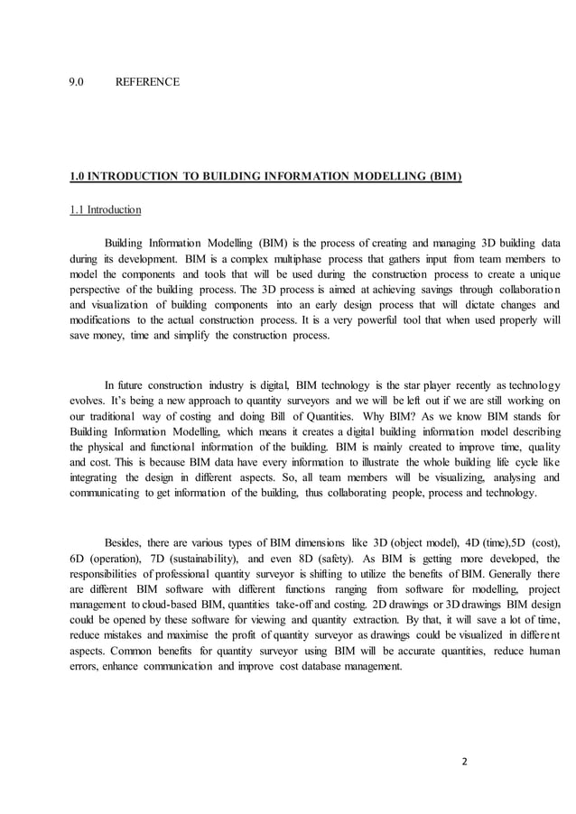 Building Services & Civil Engineering Quantities (M5) - (Group Assignment) - BIM | DOCX | 3-D ...