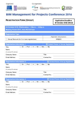 BIM Management for Projects Conference 2016 | PDF