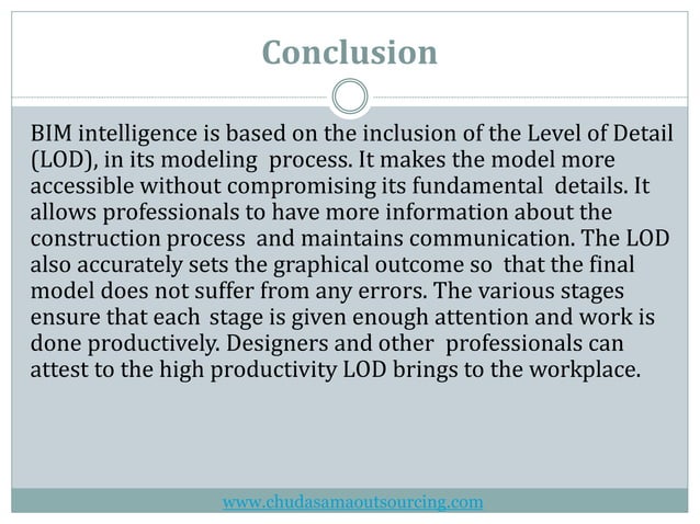 BIM Modeling In Detailed With Different Levels Of Details (LOD) | PPTX ...