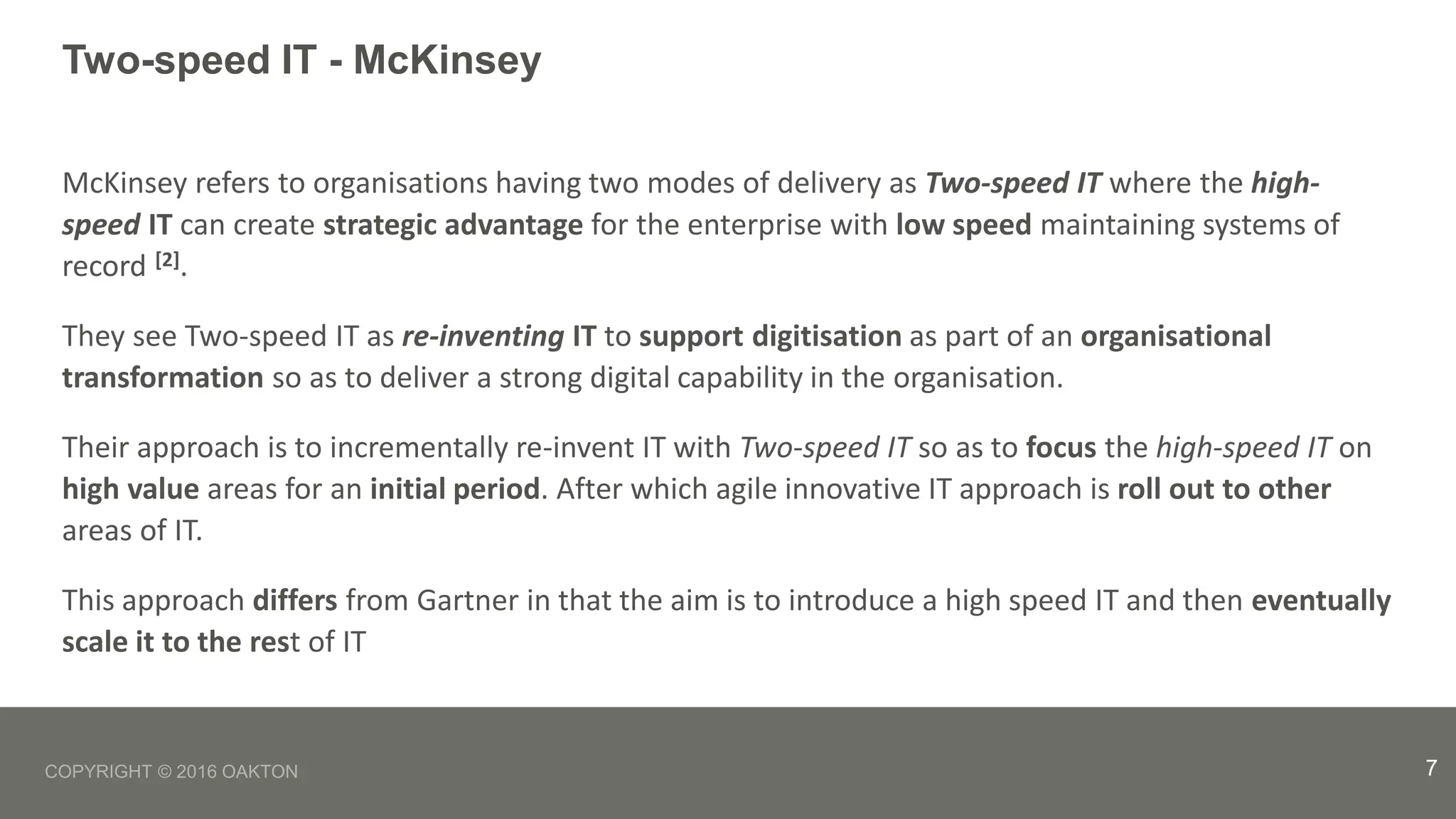 Bimodal / Two Speed IT and Cloud Serverless Microservice Architecture ...