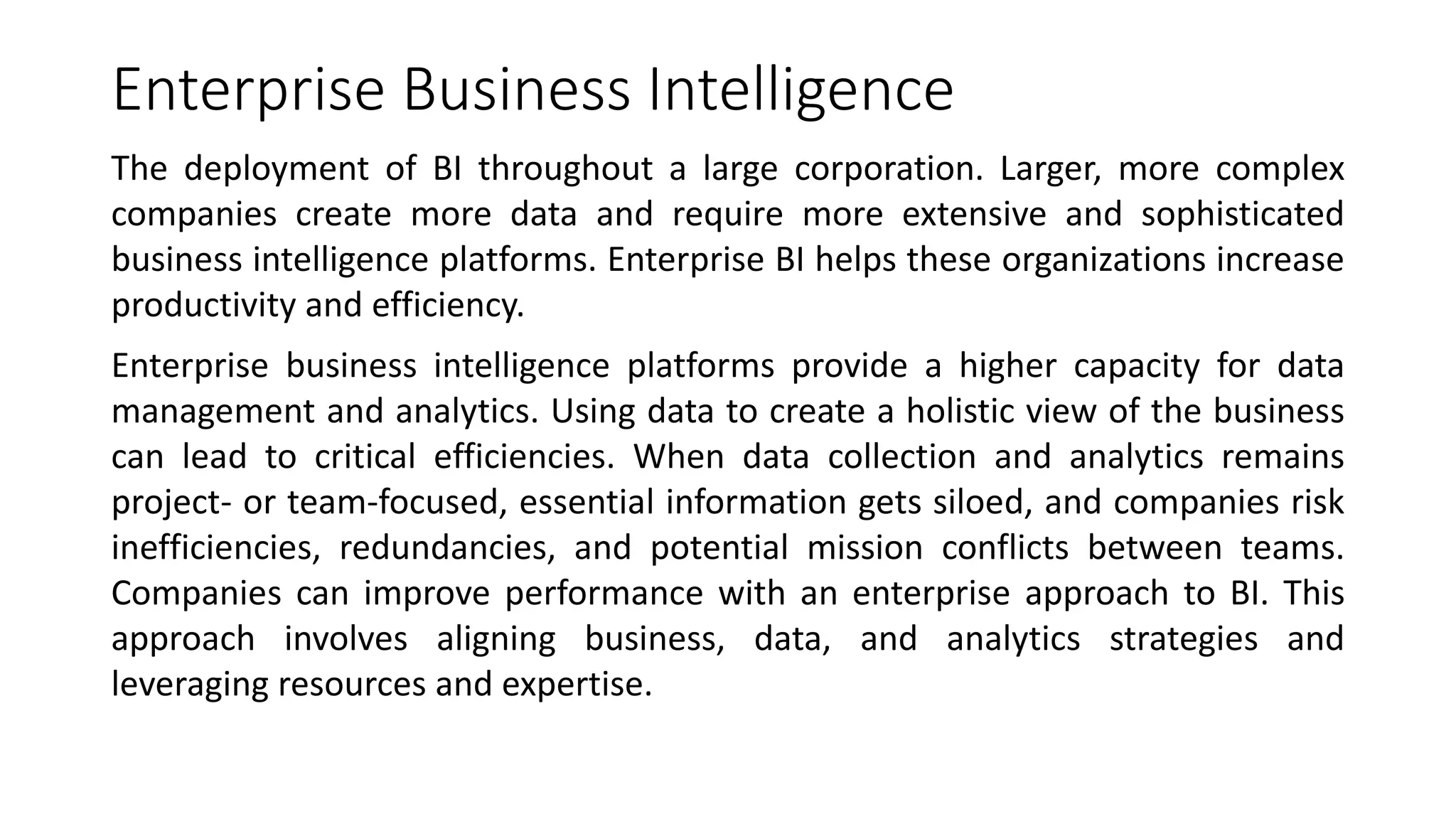 Business Intelligence Module 2 | PPTX