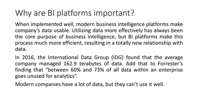Business Intelligence Module 2 | PPTX | Databases | Computer Software and Applications