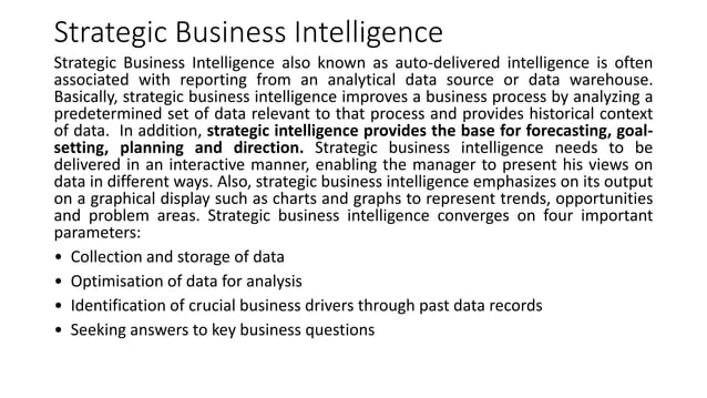 Business Intelligence Module 2 | PPTX | Databases | Computer Software and Applications