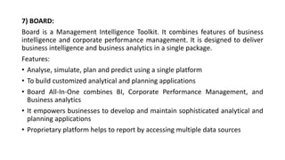 Business Intelligence Module 5 | PPTX