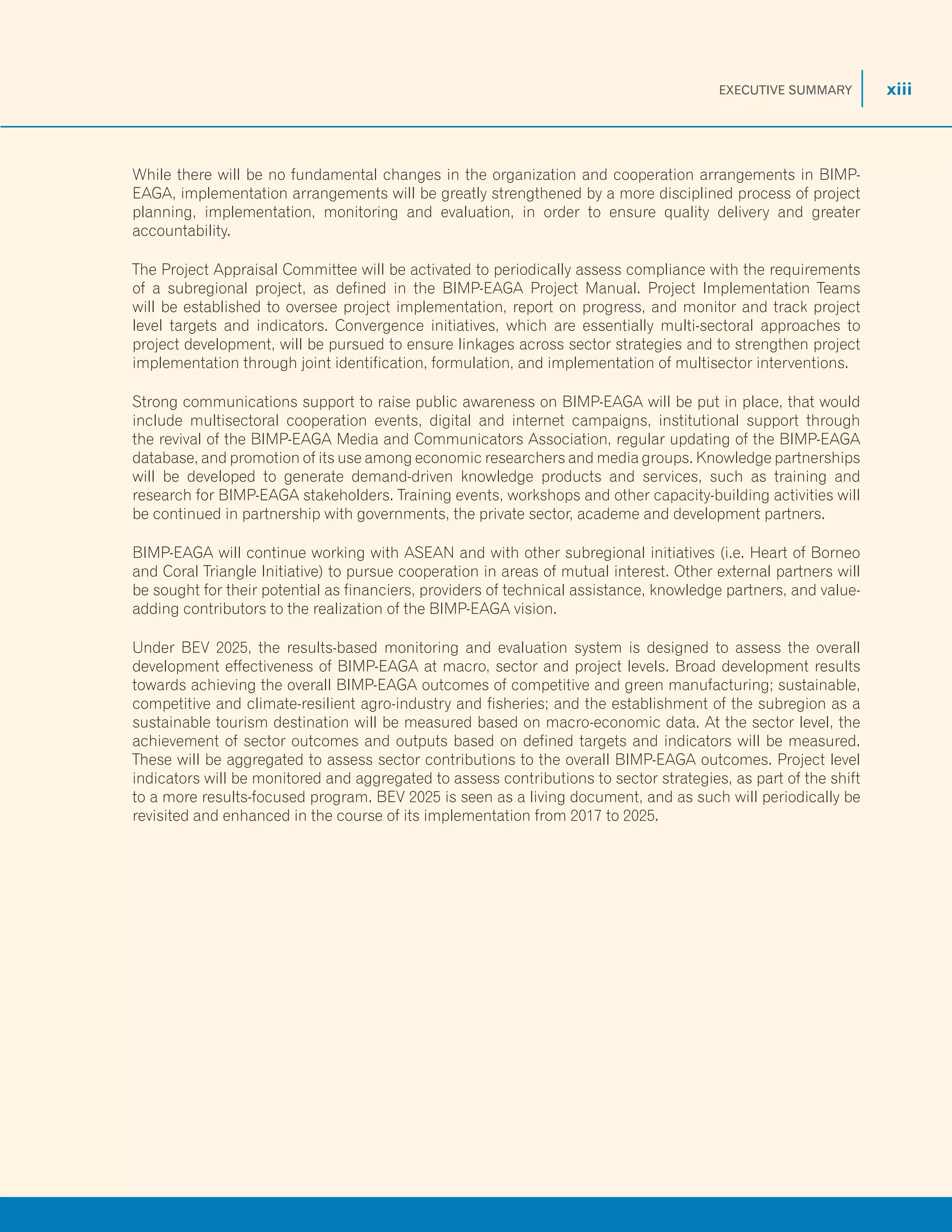 Bimp eaga-vision-2025 | PDF