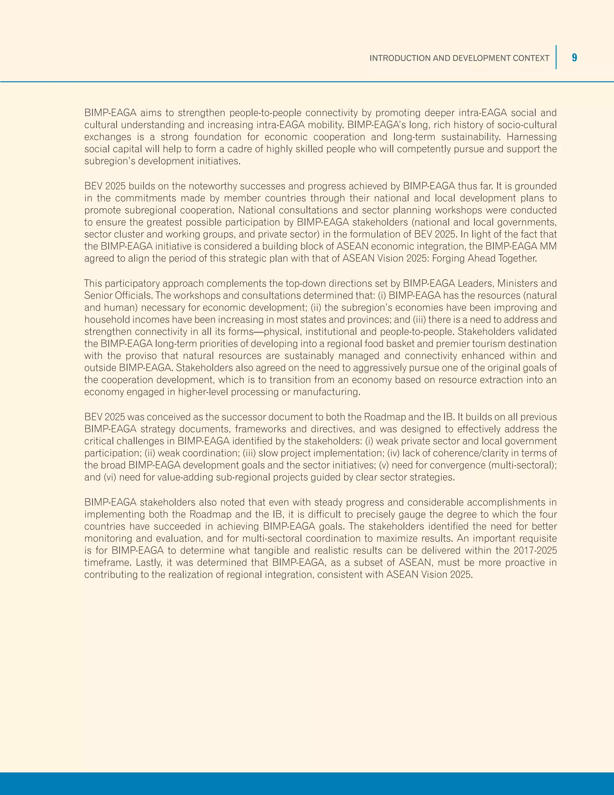 Bimp eaga-vision-2025 | PDF