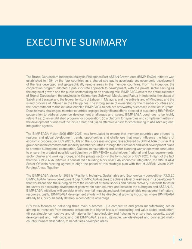 Bimp eaga-vision-2025 | PDF