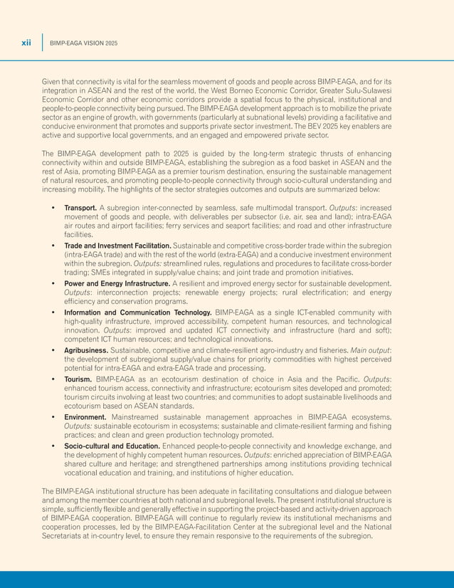 Bimp eaga-vision-2025 | PDF