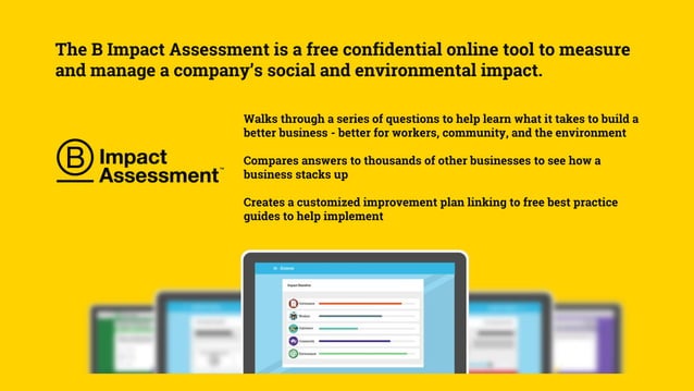 B impact assessment and certification | PPT