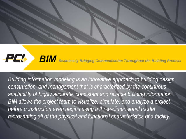 Bim Presentation | PPT | Civil Engineering Industry | Industries