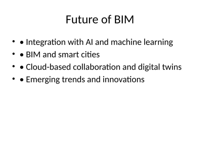 Building Information Modeling Presentation Pptx