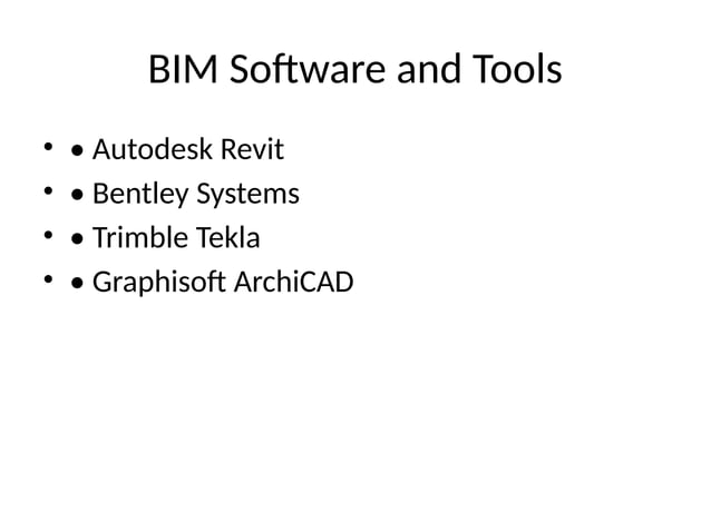 Building Information Modeling Presentation Pptx