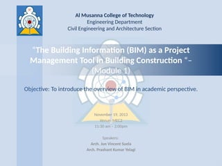 BIM PRESENTATION: Virtual Construction of Building Design.pptx