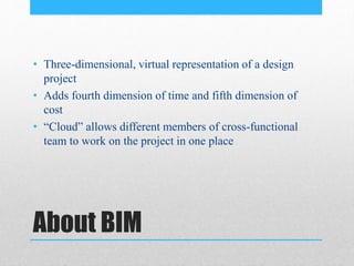 Bim service presentation | PPTX