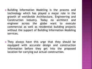 BIM: What kind of information is modeled in Parametric Building Information Models? | PPT
