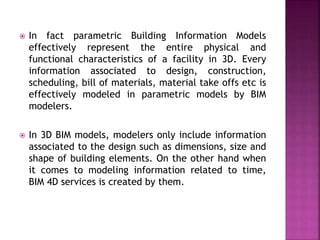 BIM: What kind of information is modeled in Parametric Building Information Models? | PPT