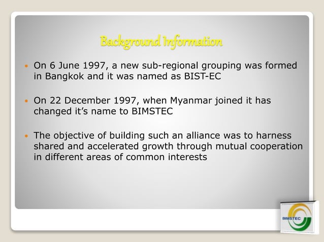 BIMSTEC | PPTX