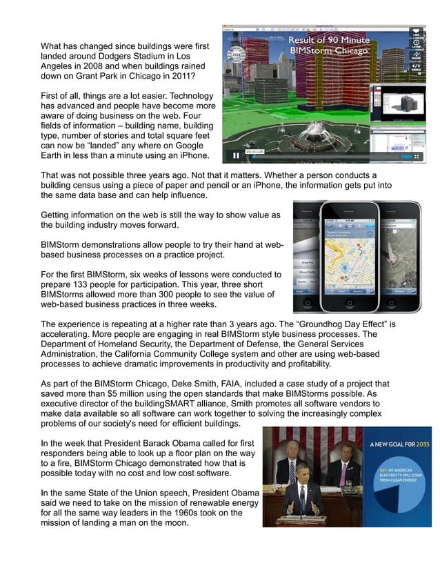 BIMStorm Three Year Anniversary | PDF | Technology & Computing