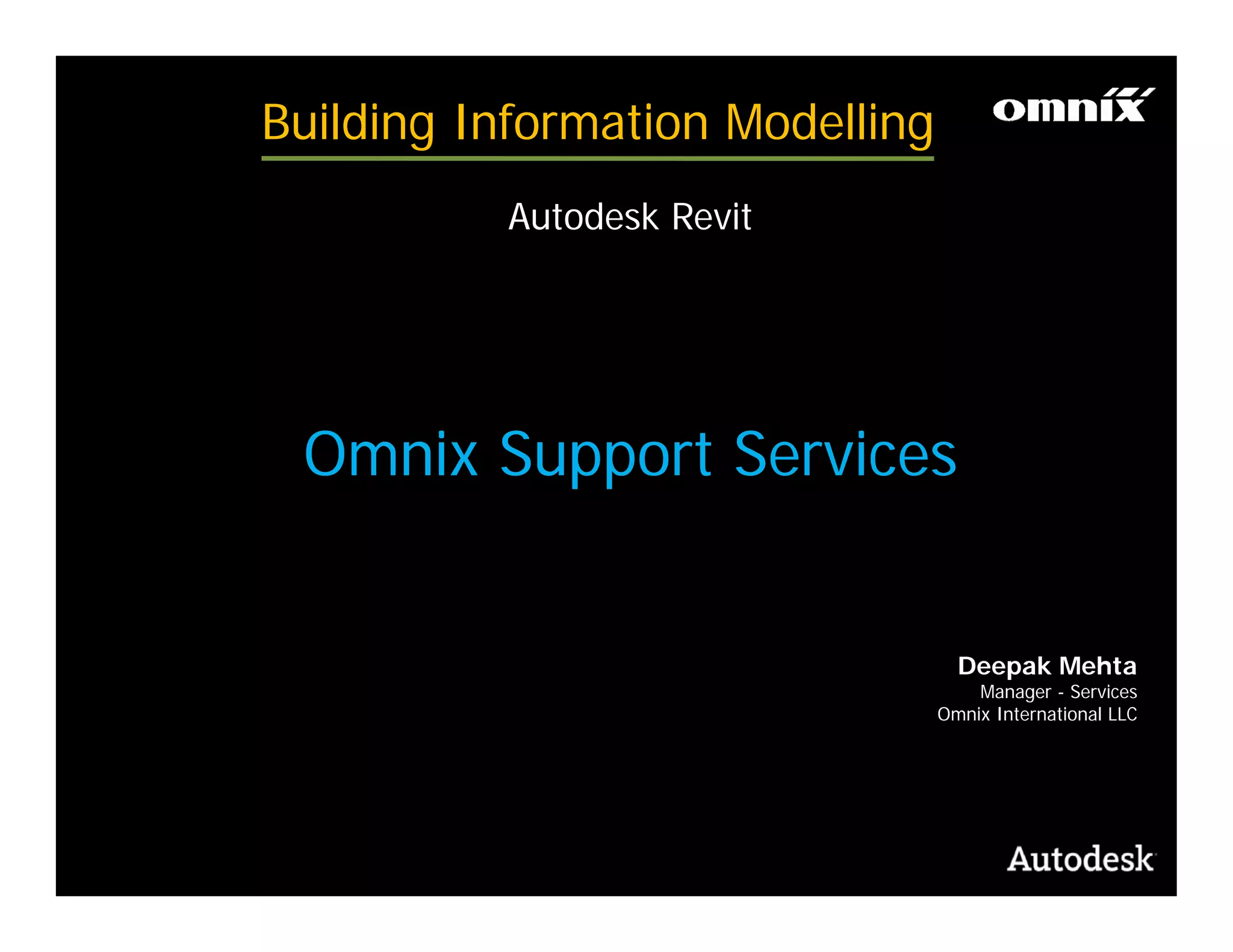 Bim support services dm | PPT